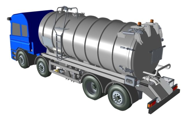 Rigid Waste Vacuum Tanker - Crossland Tankers